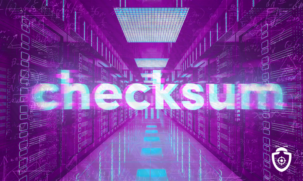 What is a checksum and why is it important in information security?